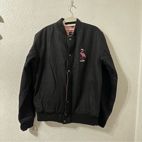 Ripndip | Jackets & Coats | Ripndip Wool Flamingo Bomber Jacket | Poshmark
